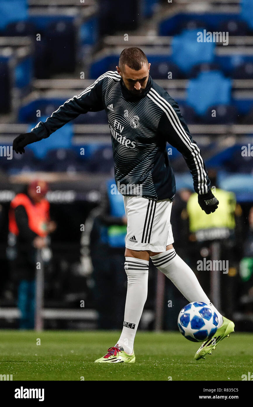 Santiago Bernabeu, Madrid, Spain. 12th Dec, 2018. UEFA Champions League ...