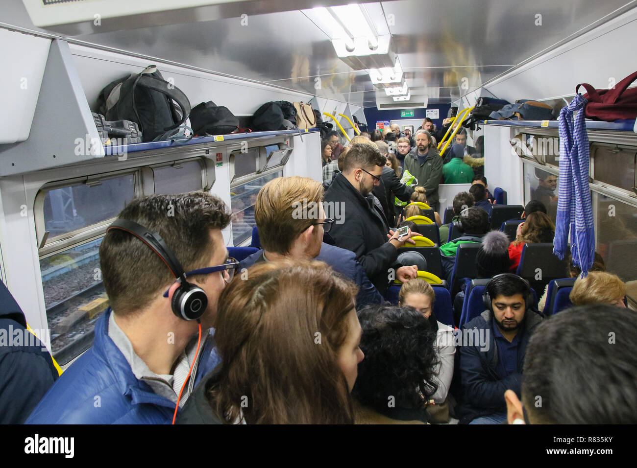 Northern rail train overcrowded hi-res stock photography and images - Alamy