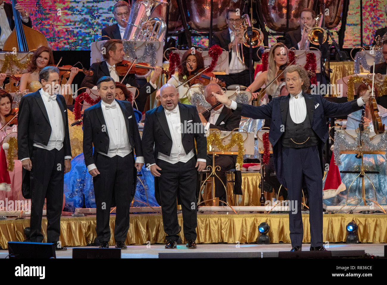 Dutch violinist and conductor andre rieu performs at wembley arena hi ...