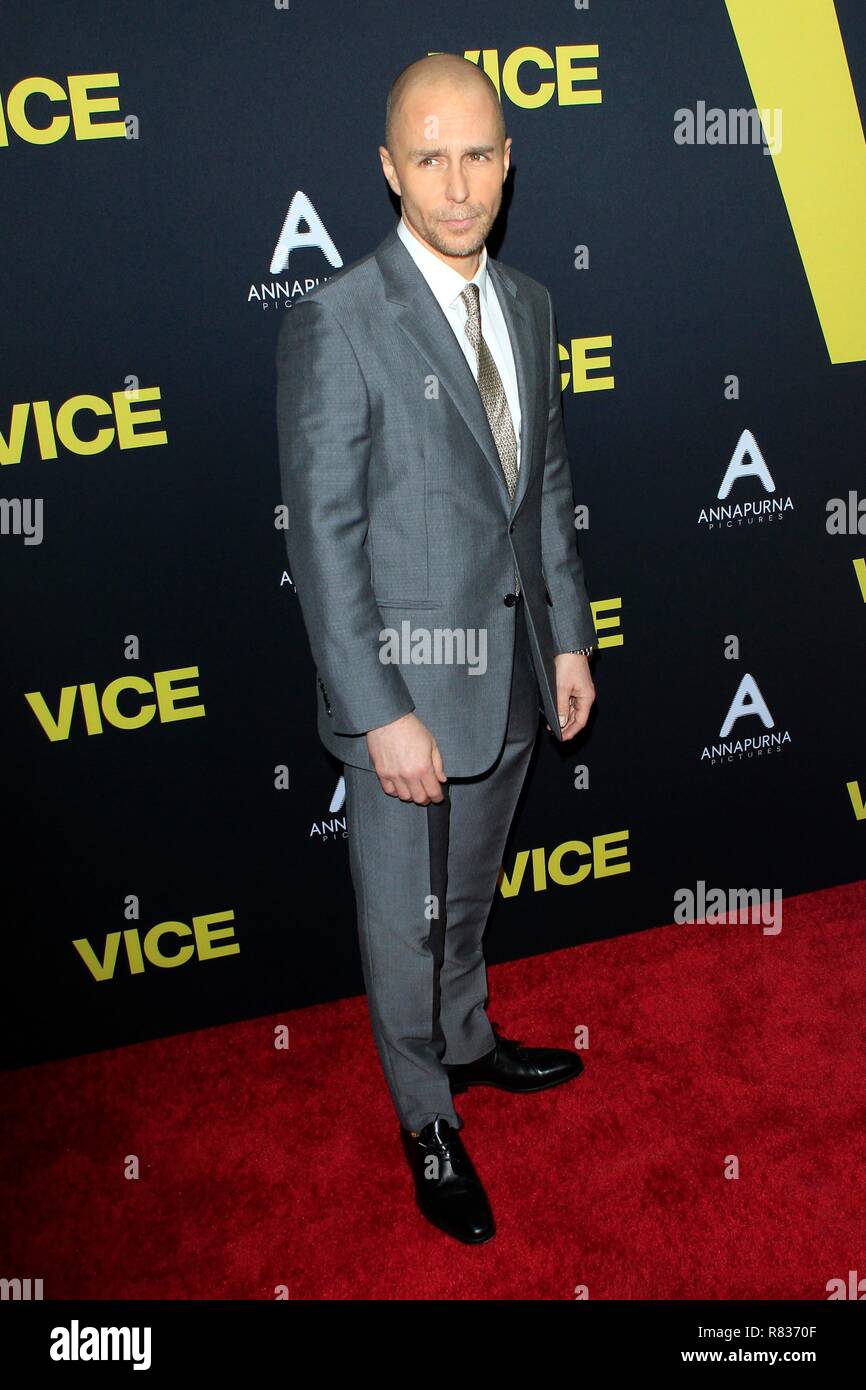 Sam Rockwell at arrivals for VICE Premiere, Samuel Goldwyn Theater at ...