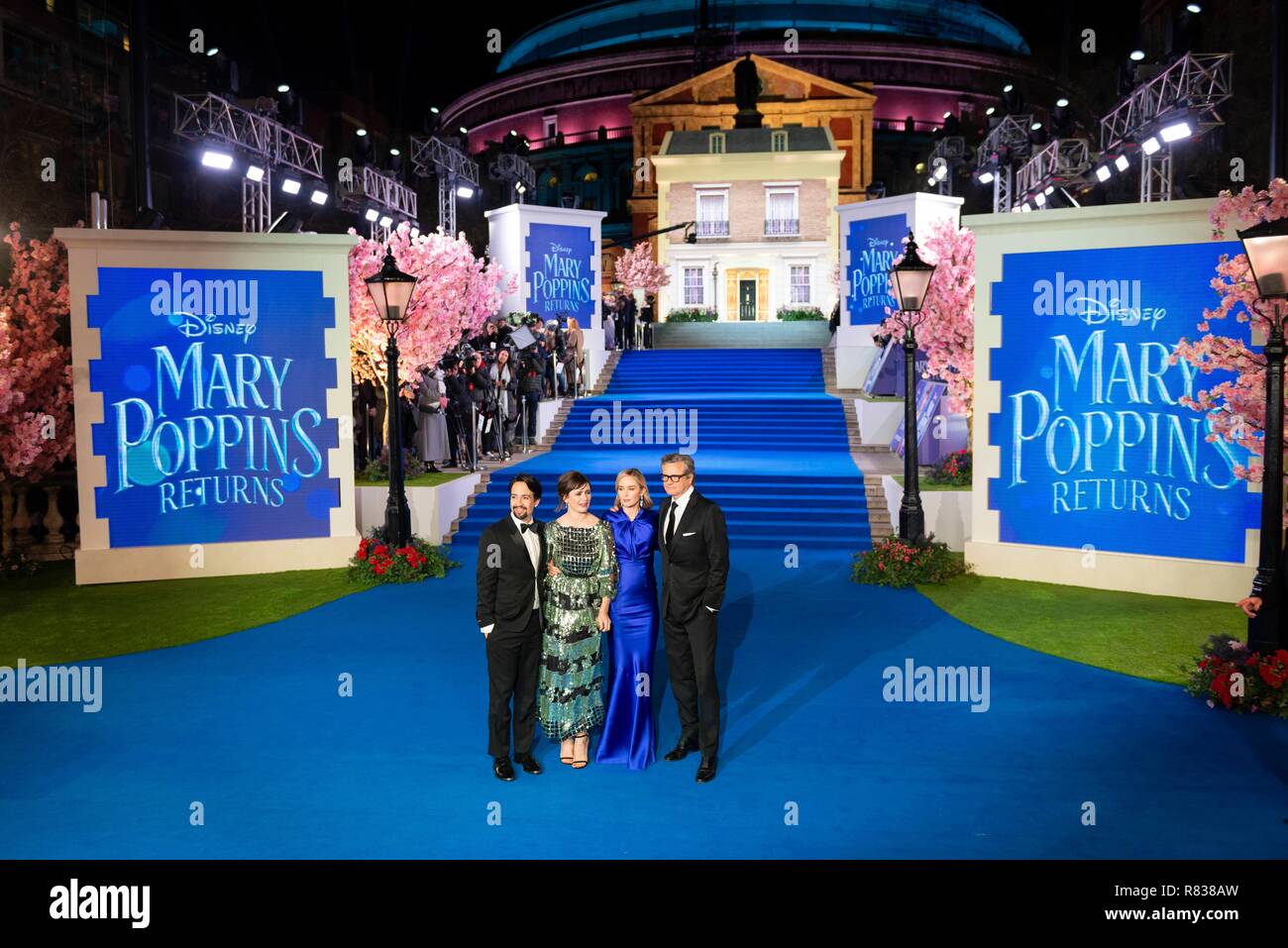 London, UK. 12th Dec 2018. Lin-Manuel Miranda, Emily Mortimer, Emily ...
