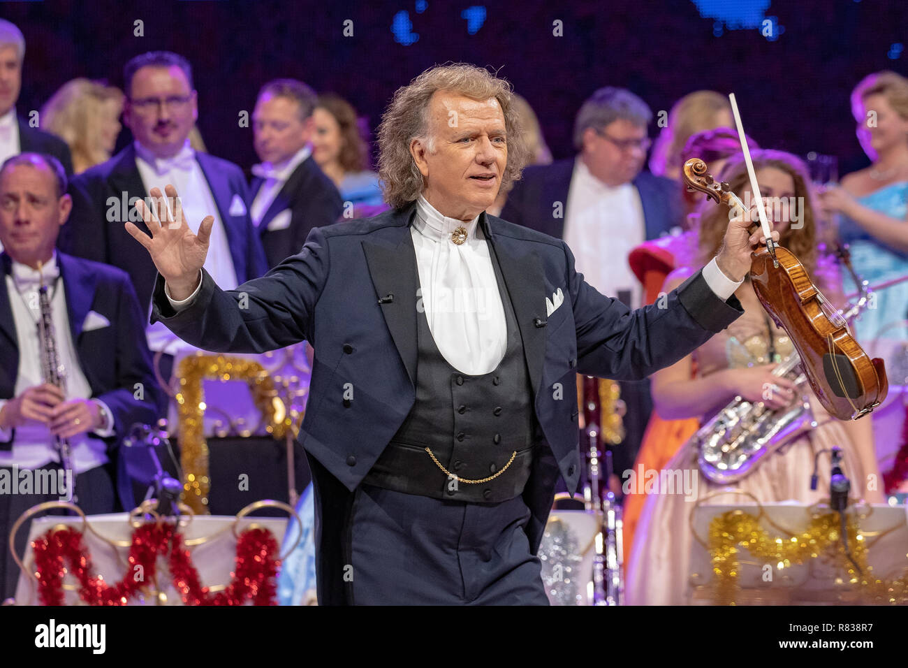 Dutch violinist and conductor andre rieu performs at wembley arena hi ...