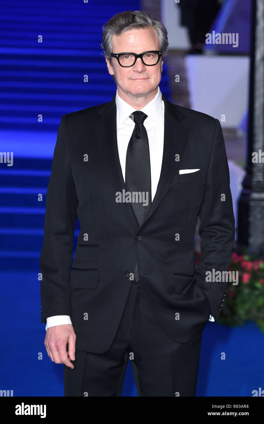 London, UK. December 12, 2018: Colin Firth at the UK premiere of "Mary ...