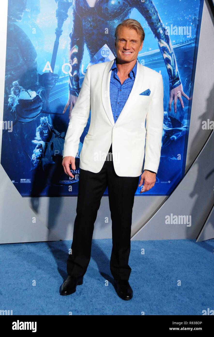 Los Angeles, USA. 12th Dec 2018. Actor Dolph Lundgren attends the ...