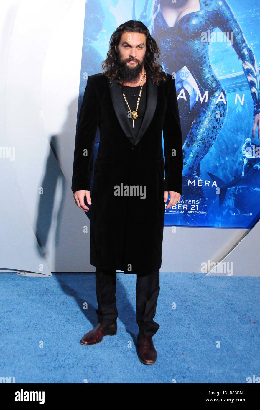 Los Angeles, USA. 12th Dec 2018. Actor Jason Momoa attends the Premiere ...