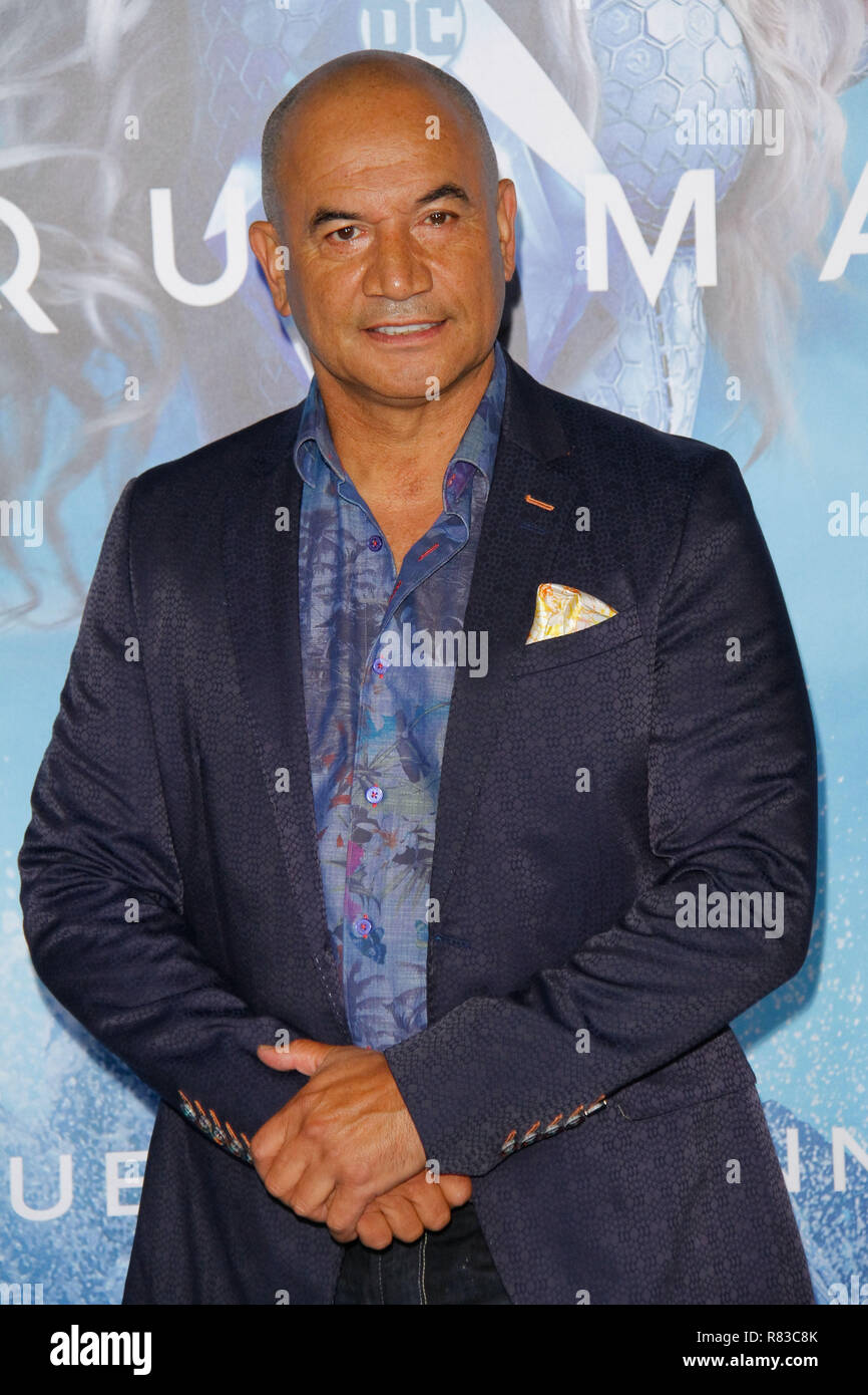 Los Angeles, USA. 12th Dec 2018. Temuera Morrison at the Premiere of ...