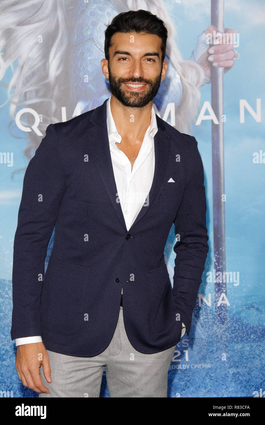 Los Angeles, USA. 12th Dec 2018. Justin Baldoni at the Premiere of ...