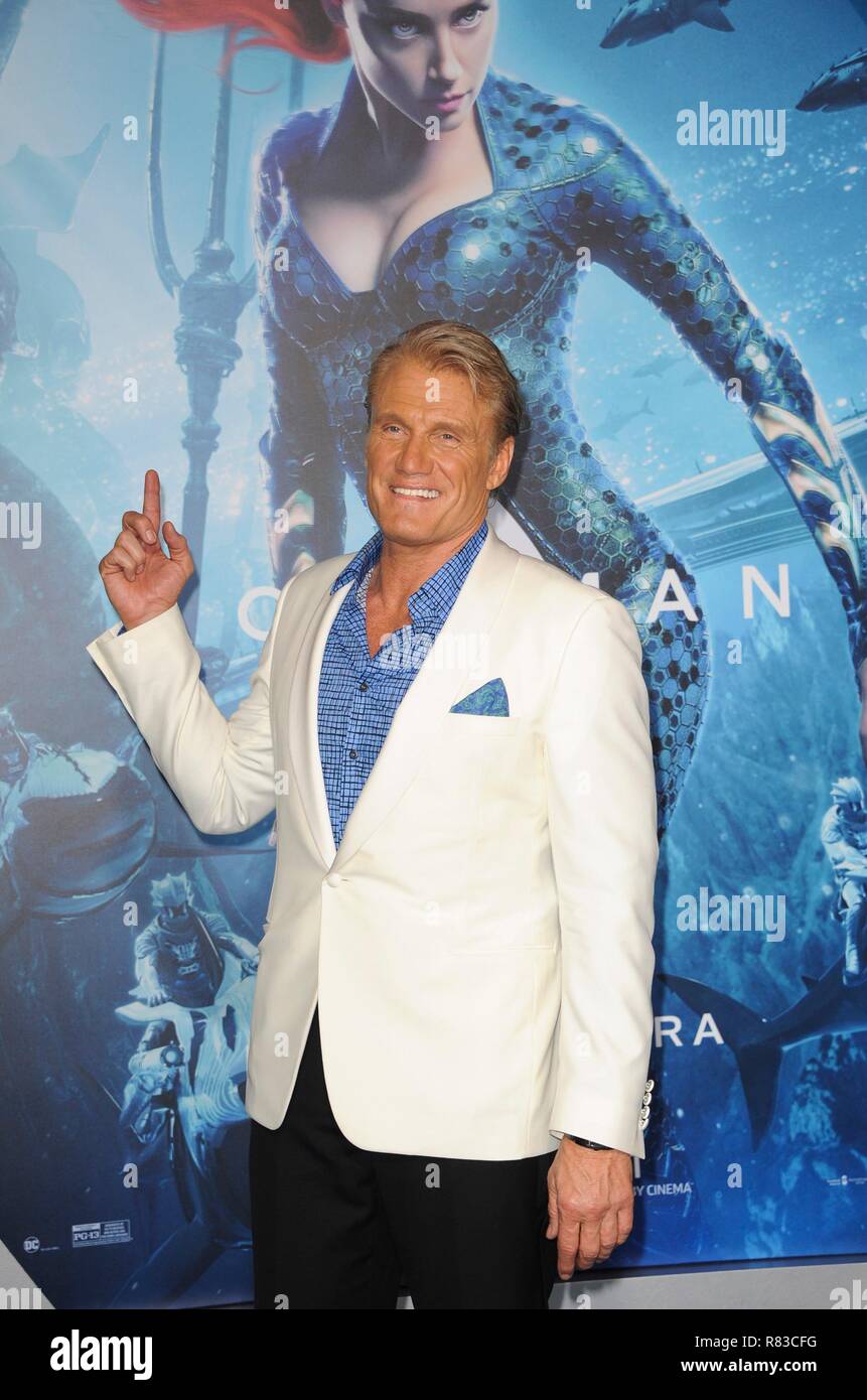 Los Angeles, CA, USA. 12th Dec, 2018. Dolph Lundgren at arrivals for ...