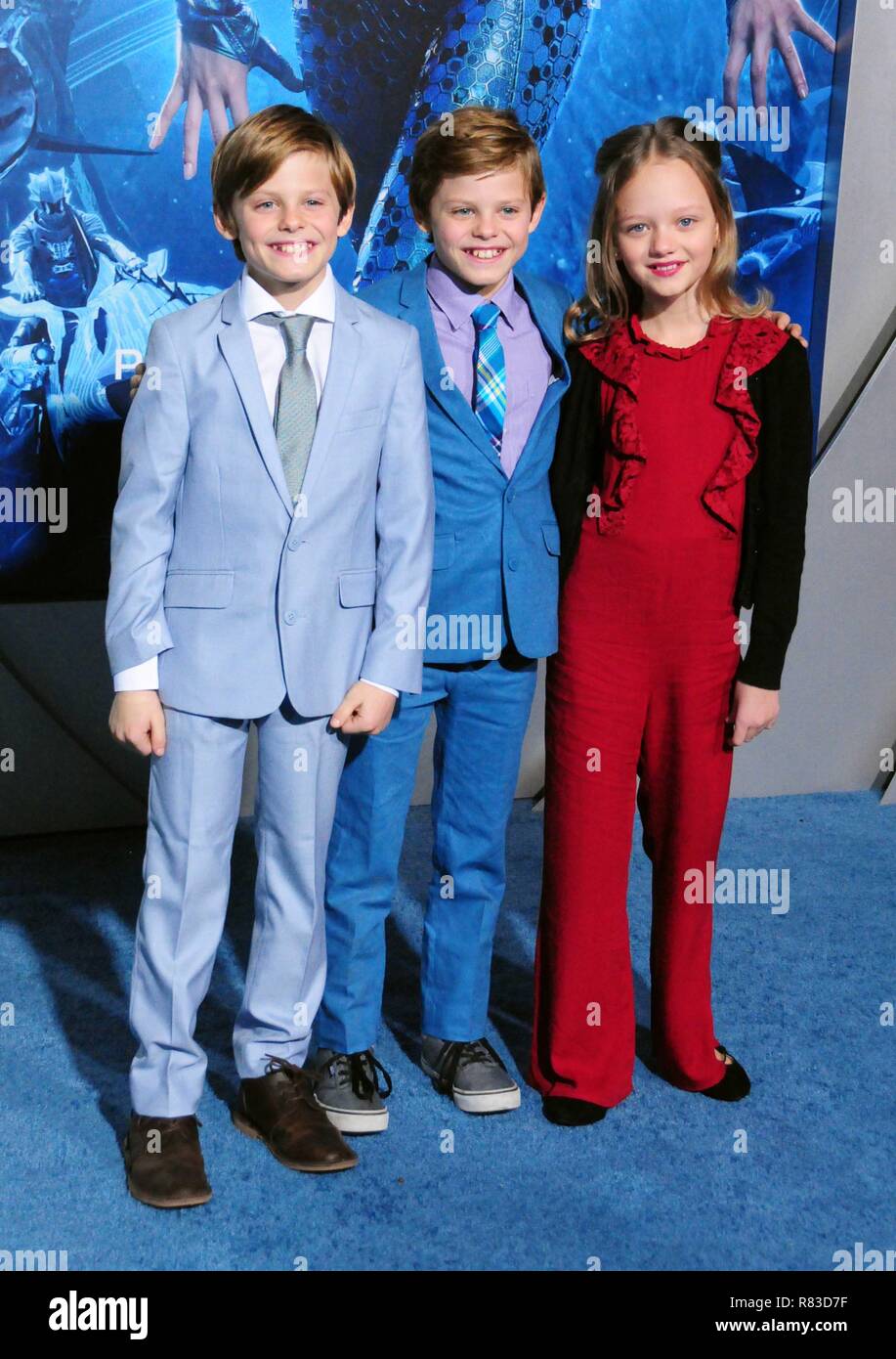 Los Angeles, USA. 12th Dec 2018. Actors Nicholas Crovetti and Cameron ...