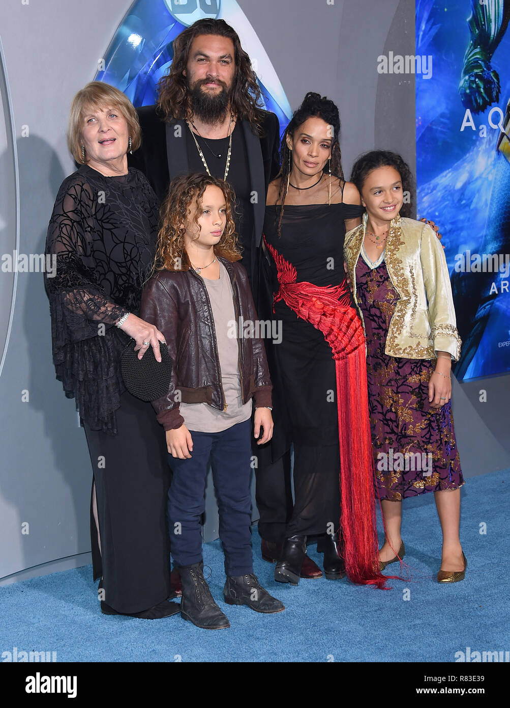 Hollywood, California, USA. 12th Dec, 2018. Coni Momoa, Jason Momoa ...