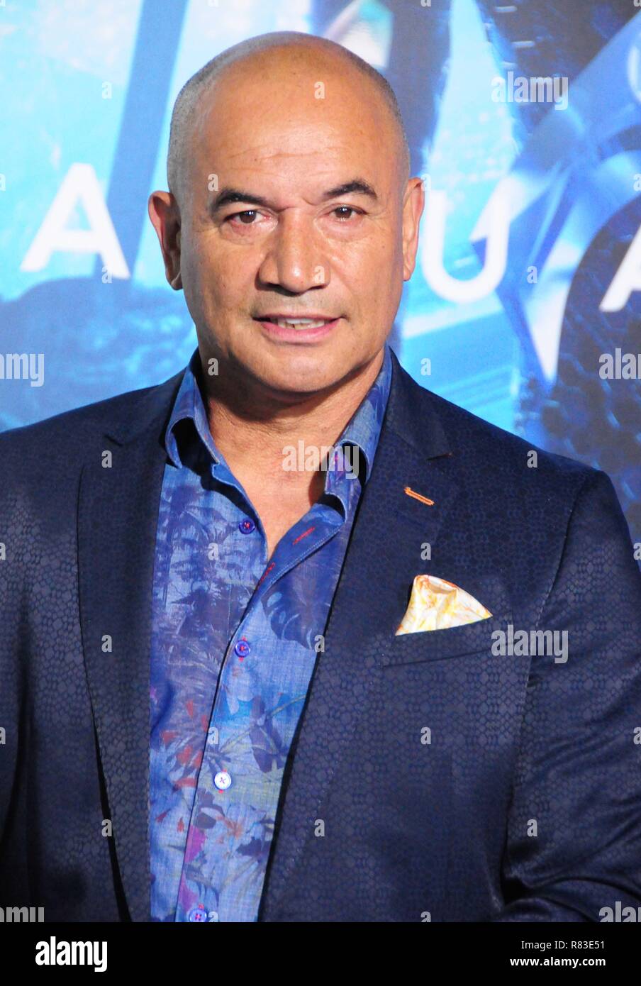 Los Angeles, USA. 12th Dec 2018. Actor Temuera Morrison attends the ...