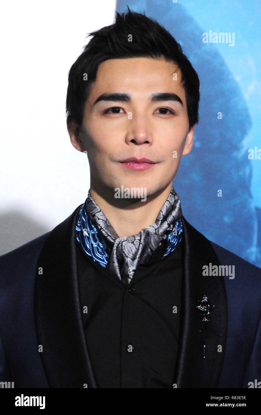 Los Angeles, USA. 12th Dec 2018. Actor Ludi Lin attends the Premiere of ...