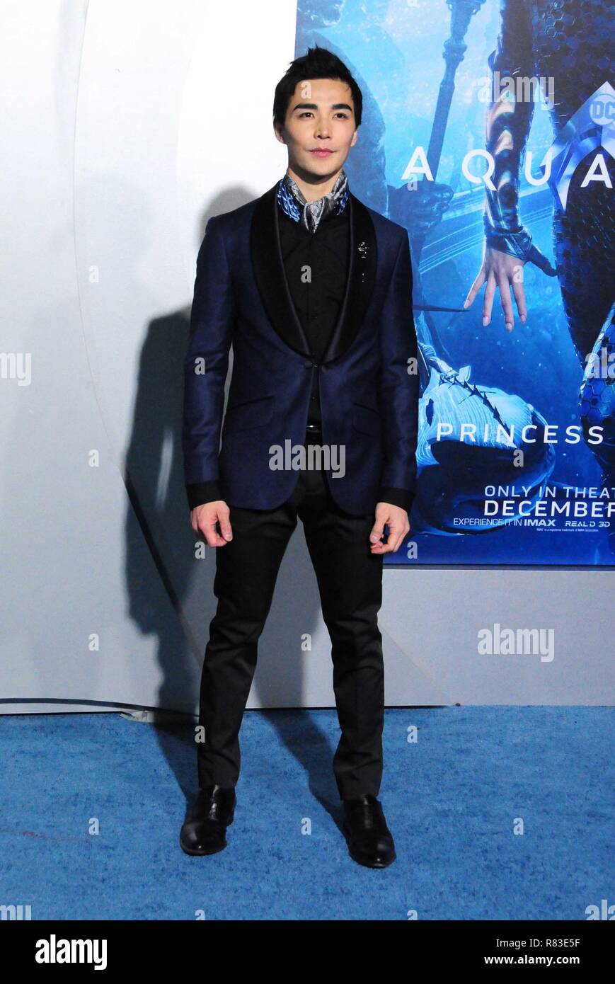 Los Angeles, USA. 12th Dec 2018. Actor Ludi Lin attends the Premiere of ...