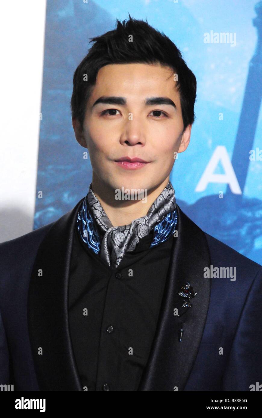 Los Angeles, USA. 12th Dec 2018. Actor Ludi Lin attends the Premiere of ...