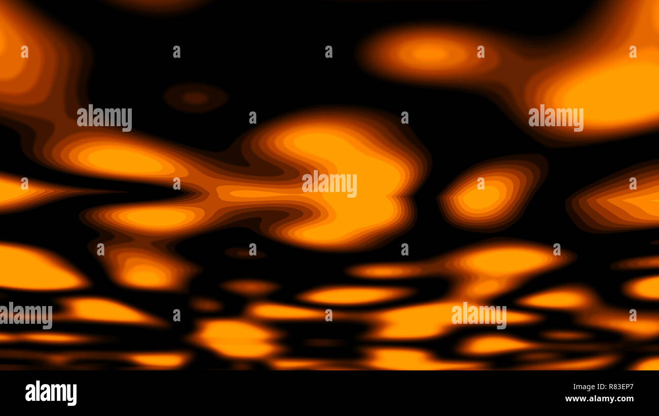 Close up of abstract background with wave oil imitation effect, 3d render computer generating ...