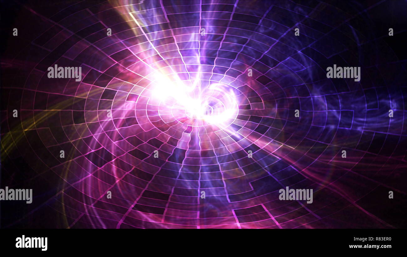 Bright abstraction contours with grid and immitation of universal, 3d ...