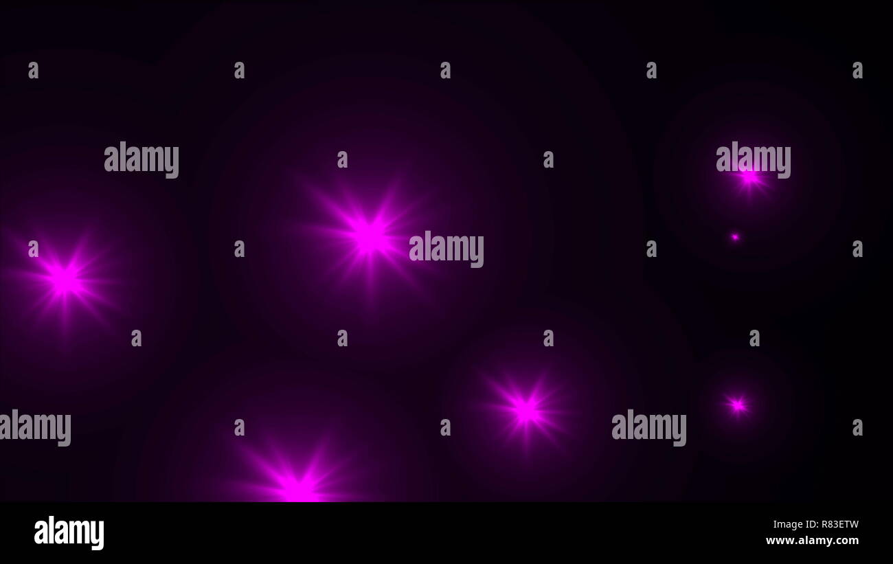 Many of flash lights with random switch on, computer generated modern ...