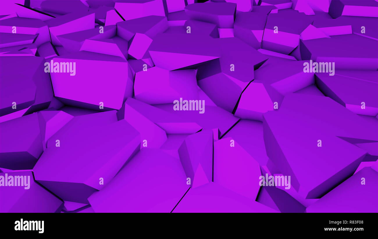 Random 3d render dynamic background with different shapes, computer ...