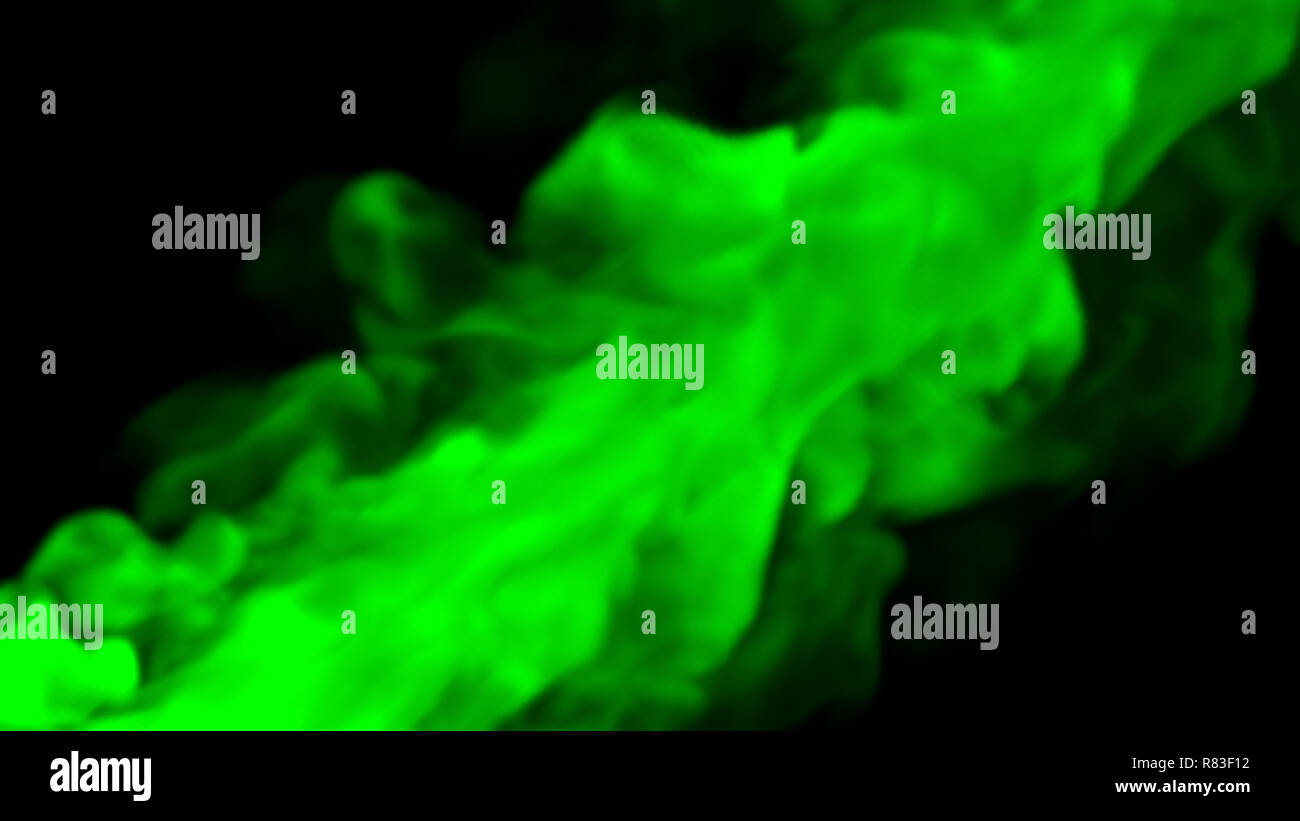 Bright smoke pillar in space, modern abstract 3d render background ...