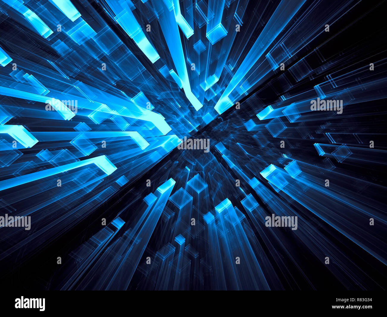 Abstract Computer Technology Background