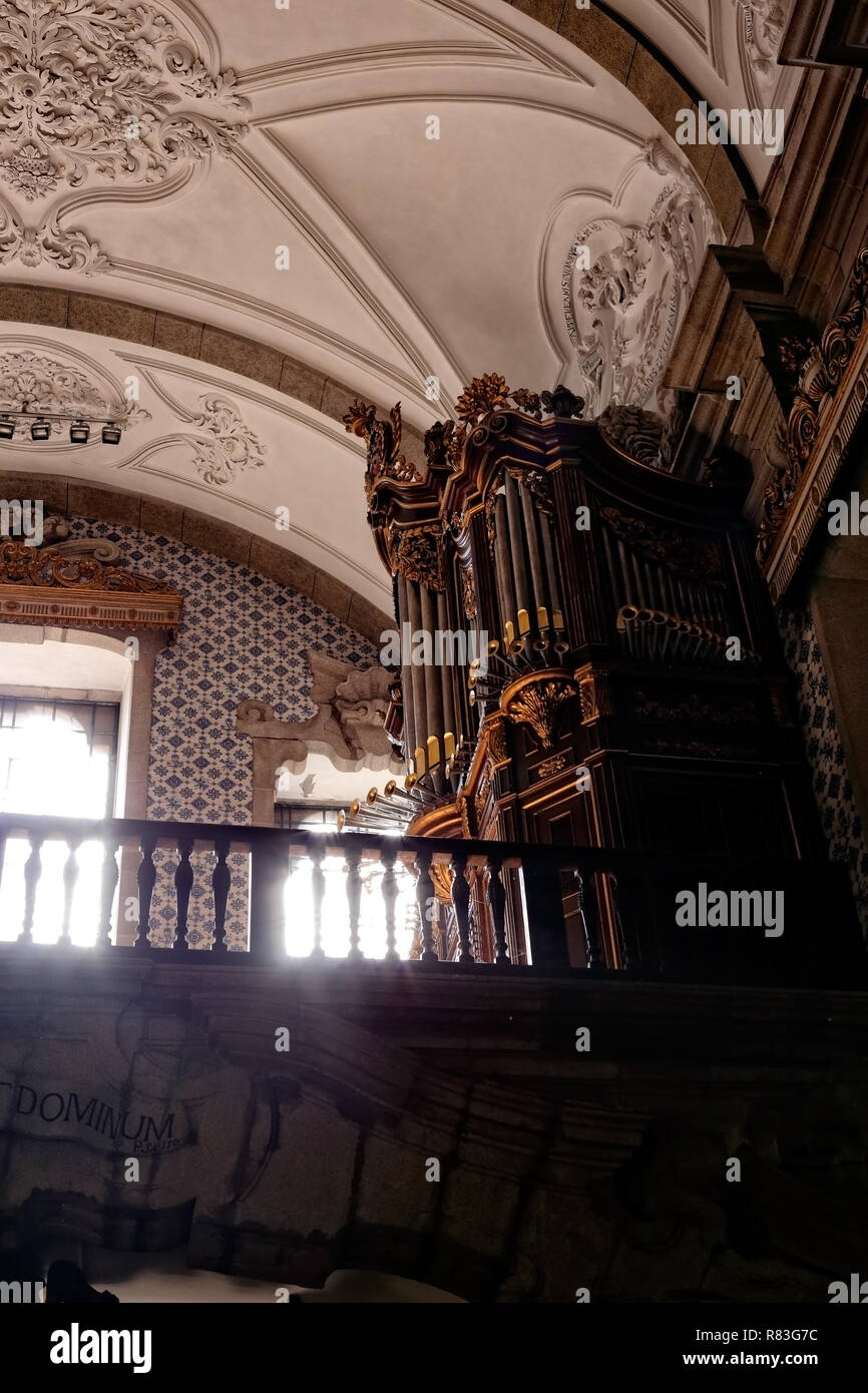 Portugal baroque pipe organ hi-res stock photography and images - Alamy
