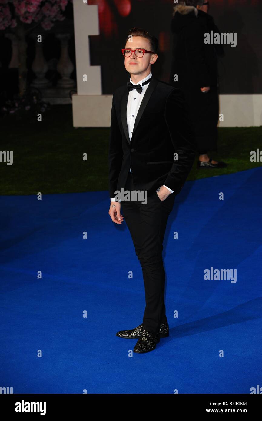 Tom Fletcher arrivals on the red carpet for European premiere of Mary ...