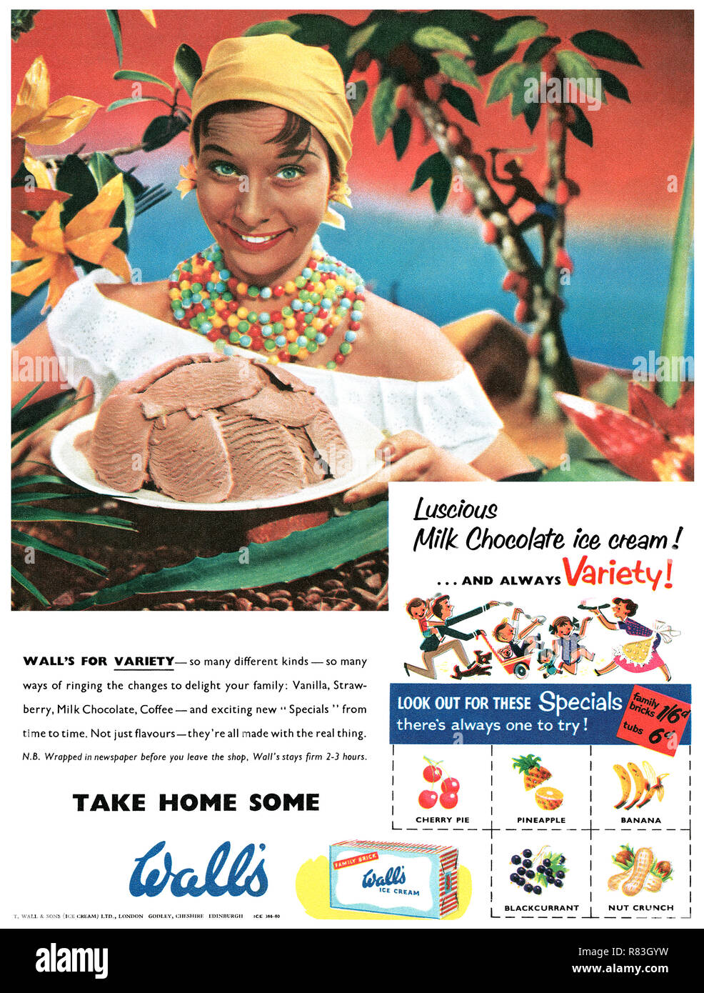 Magazine advert chocolate hi-res stock photography and images - Alamy
