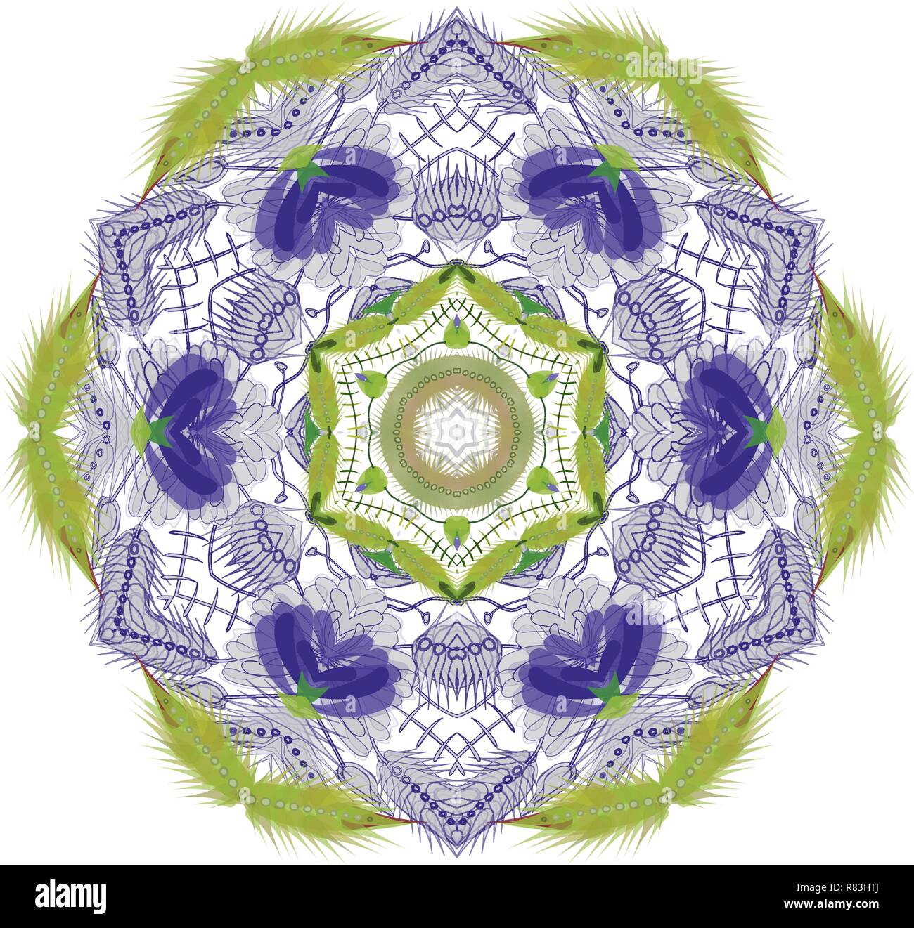 Persian circle ornament Stock Vector Images - Alamy