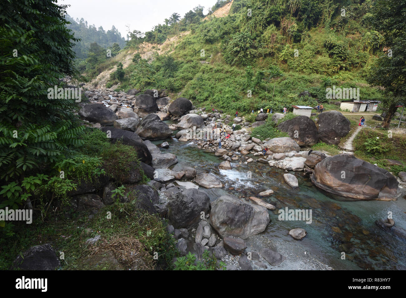Murti river bed hi-res stock photography and images - Alamy
