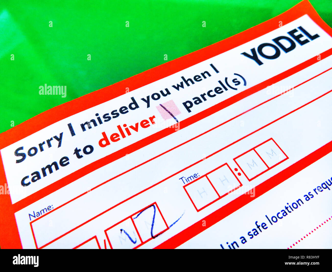 Sorry missed you card hi-res stock photography and images - Alamy