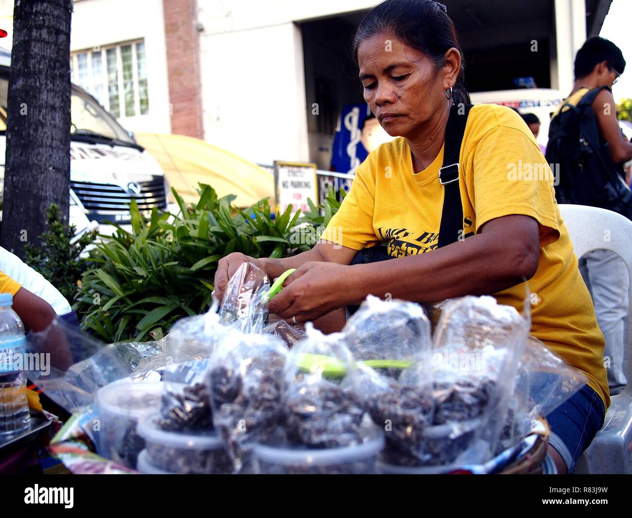Cigarette Vendor In The Philippines