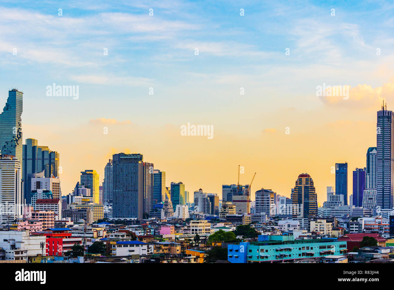 modern building with sky in Bangkok, Thailand Stock Photo - Alamy
