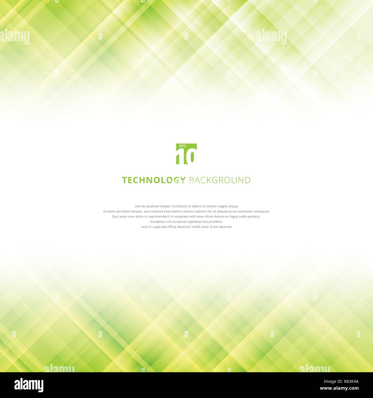 Abstract light green technology background with copy space. Digital ...