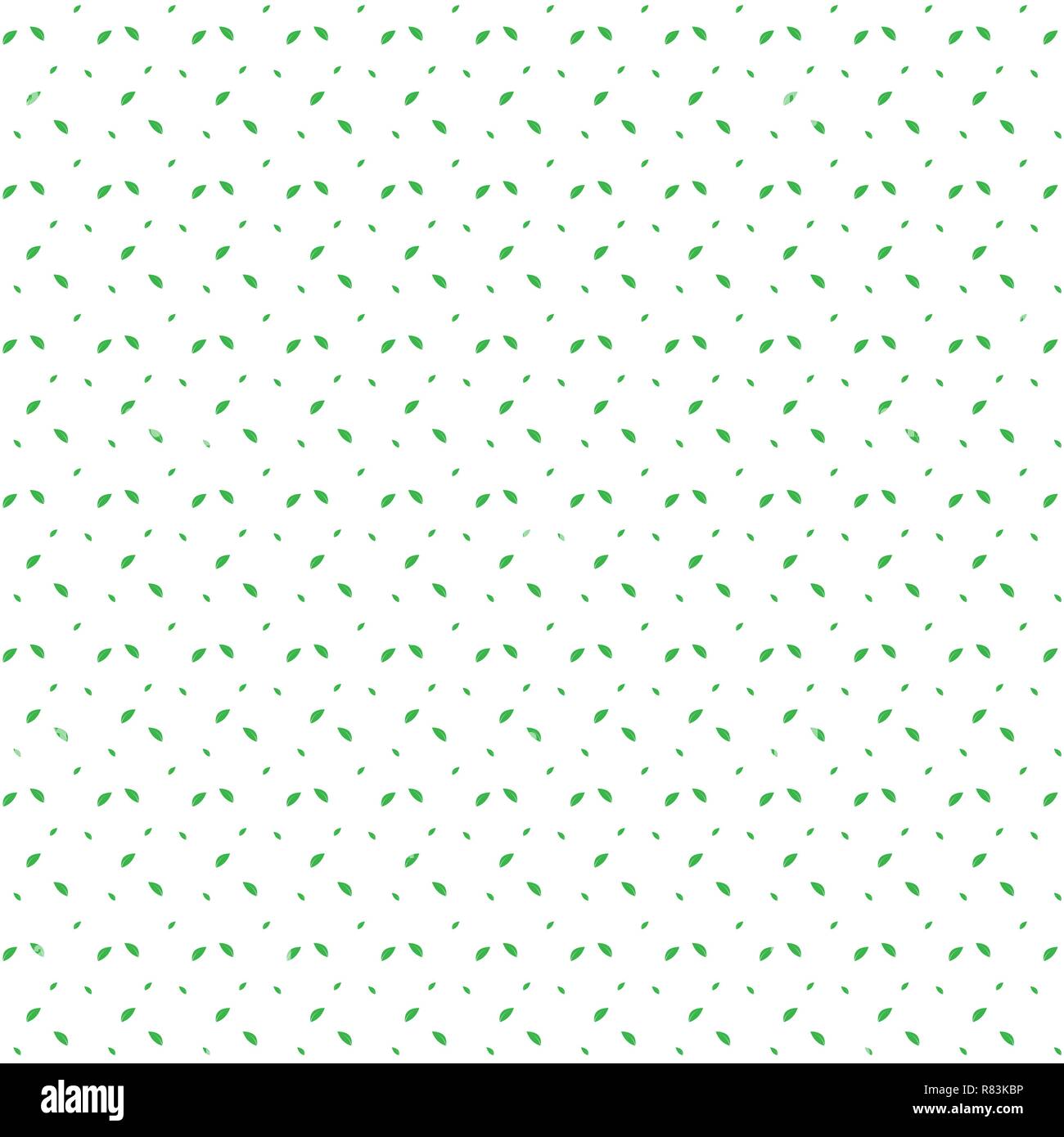 Seamless pattern with small leaves. Vector illustration. Geometric ...