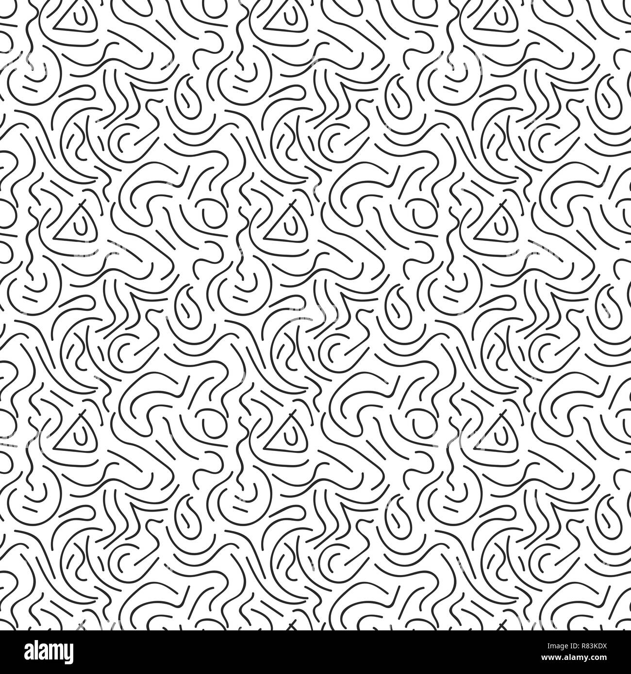 Abstract linear seamless background. Vector illustration. Simple ...