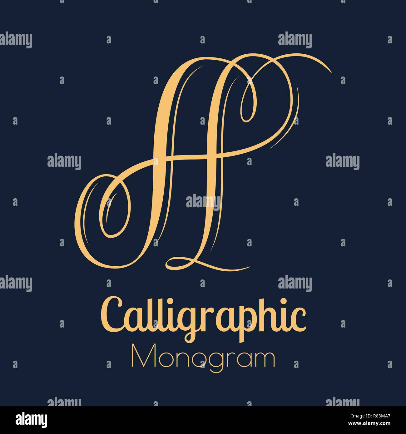 Copperplate vectors hi-res stock photography and images - Alamy