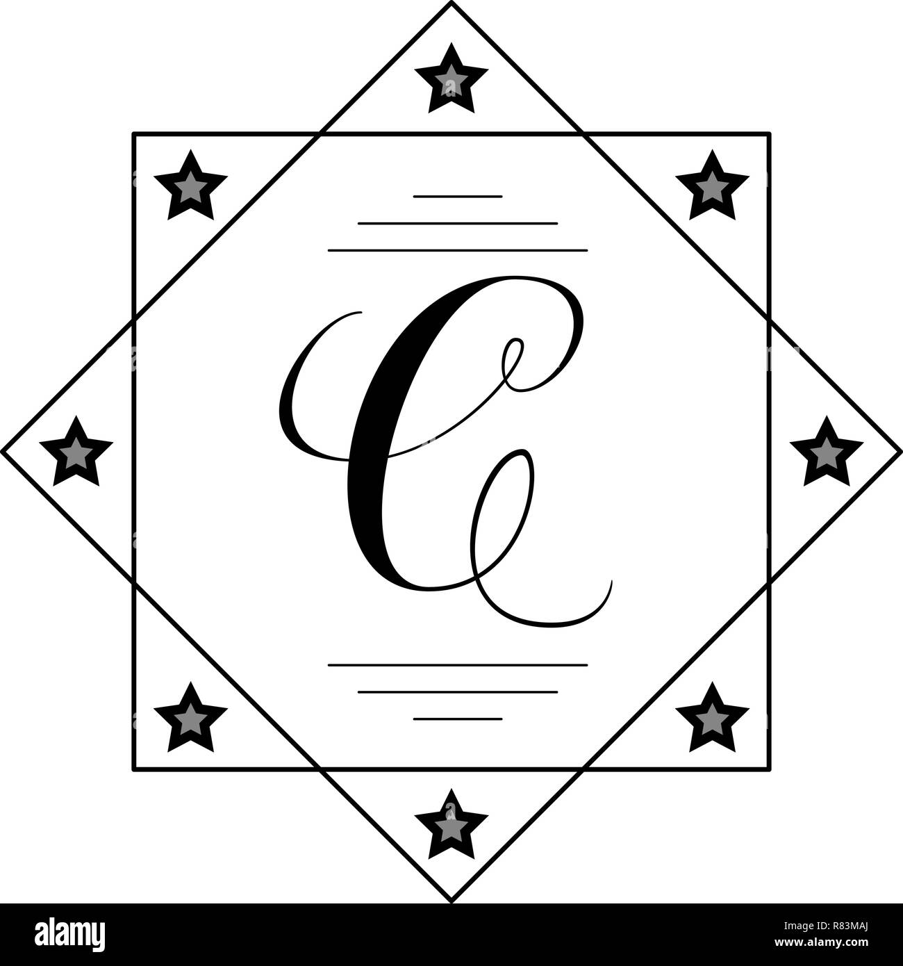 Fancy Letter C Clip Art