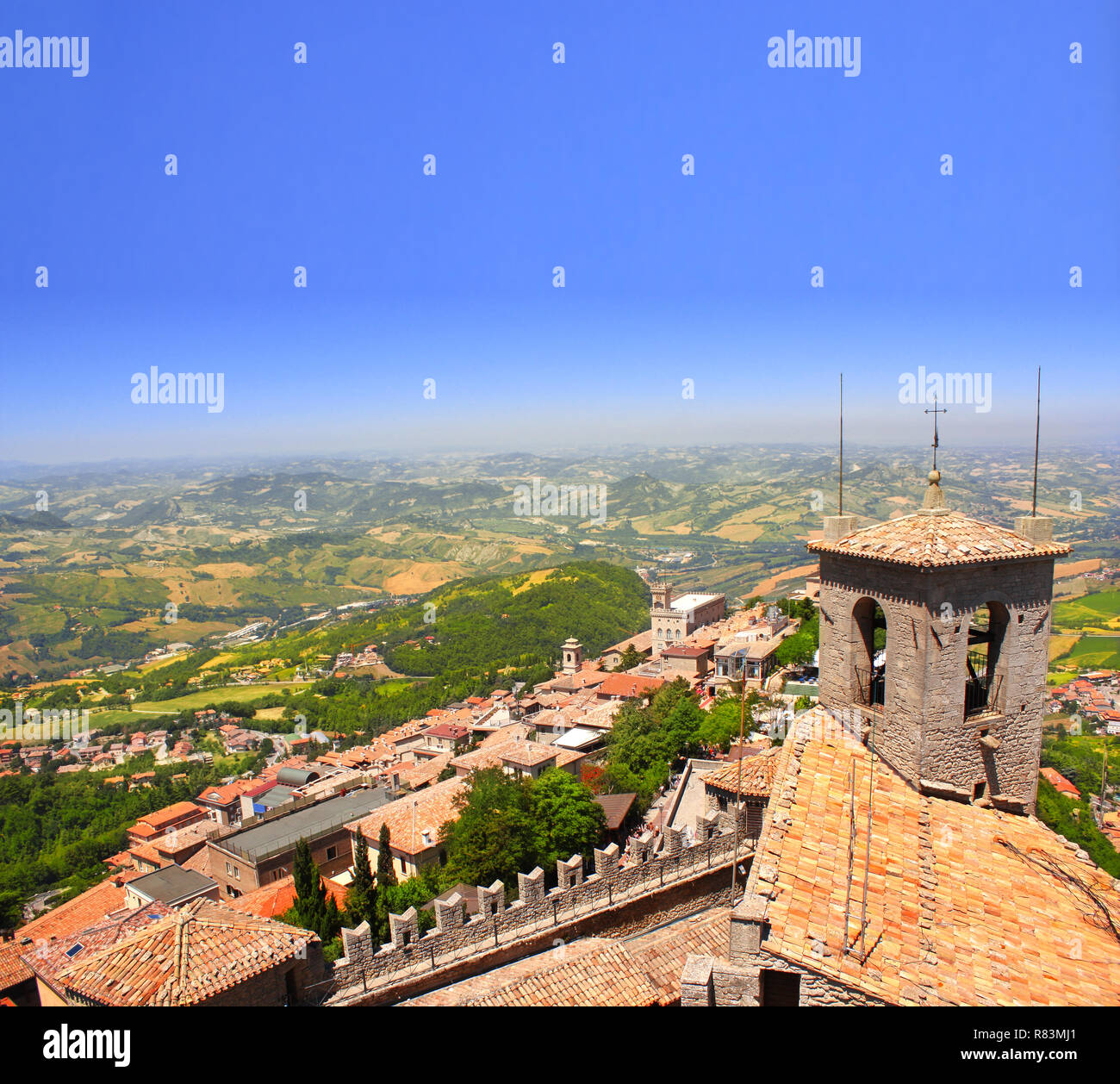 View from monte titano hi-res stock photography and images - Alamy
