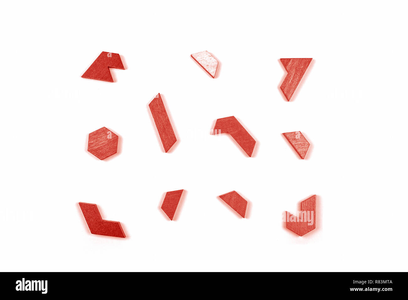 Tangram shapes hi-res stock photography and images - Alamy
