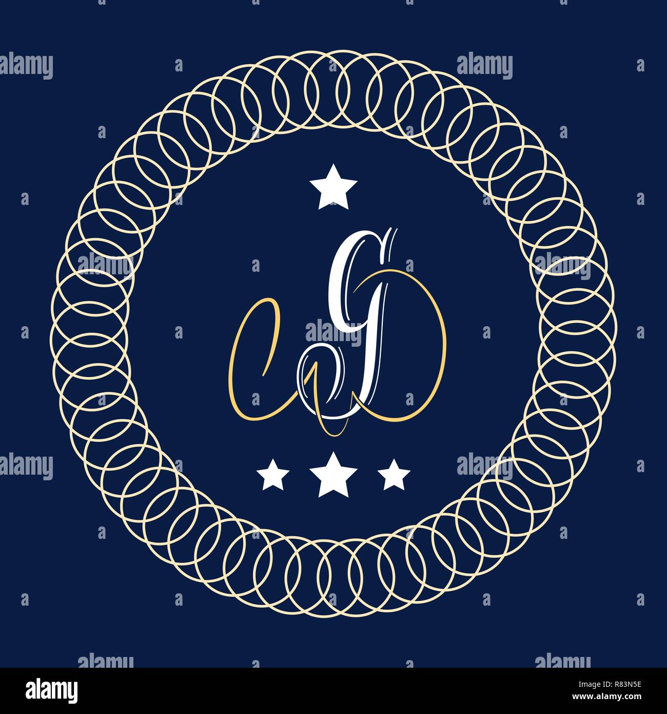 Classic monogram design - letter G Stock Vector Image & Art - Alamy