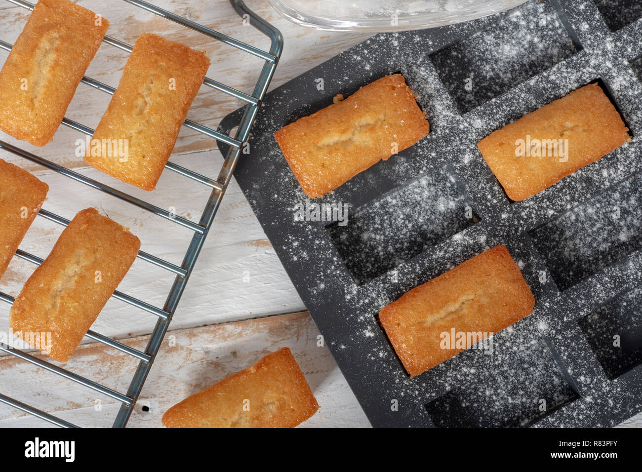 homemade financier cakes, a french pastry Stock Photo - Alamy