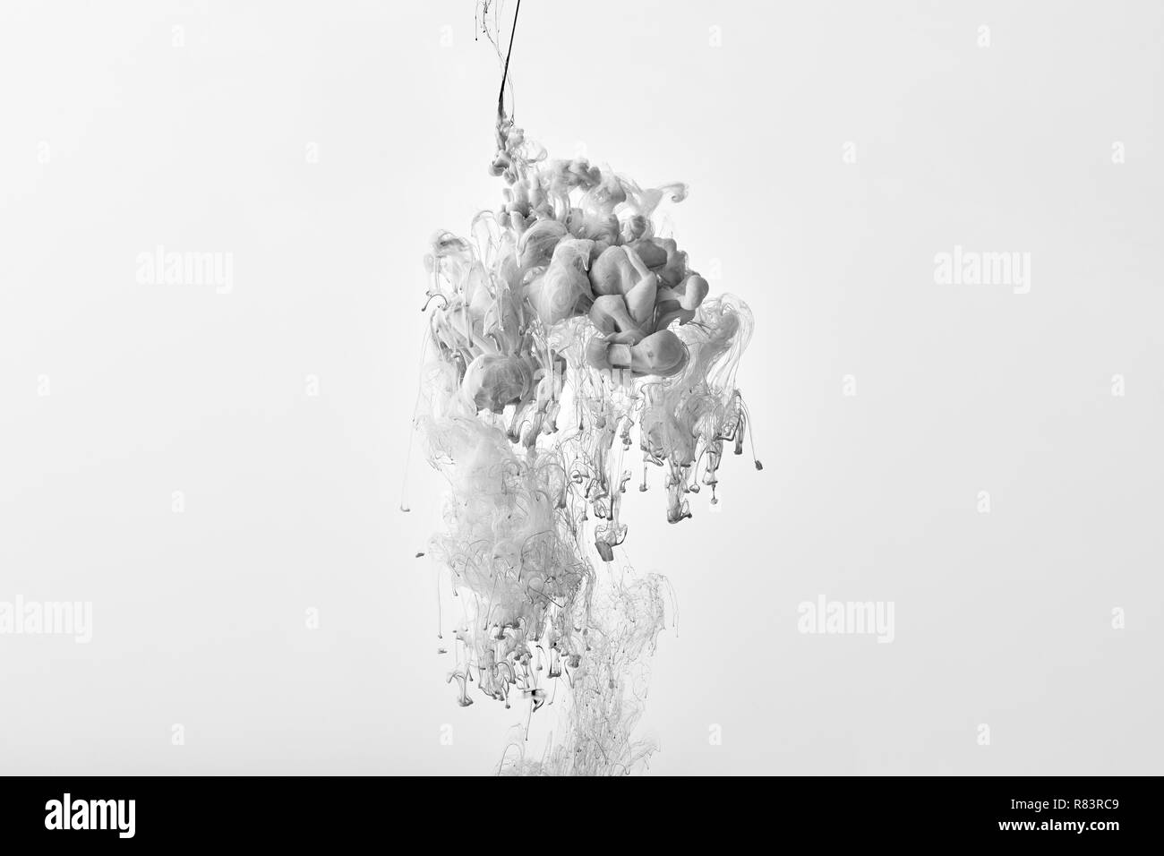 abstract monochrome design with grey paint splash Stock Photo - Alamy
