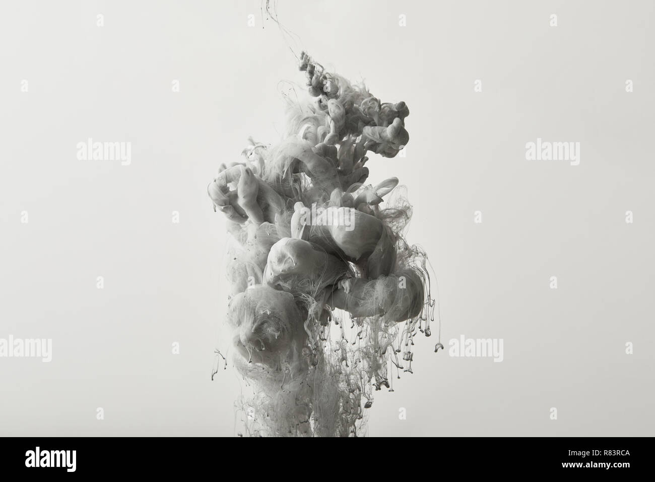 abstract background with grey paint splash Stock Photo - Alamy
