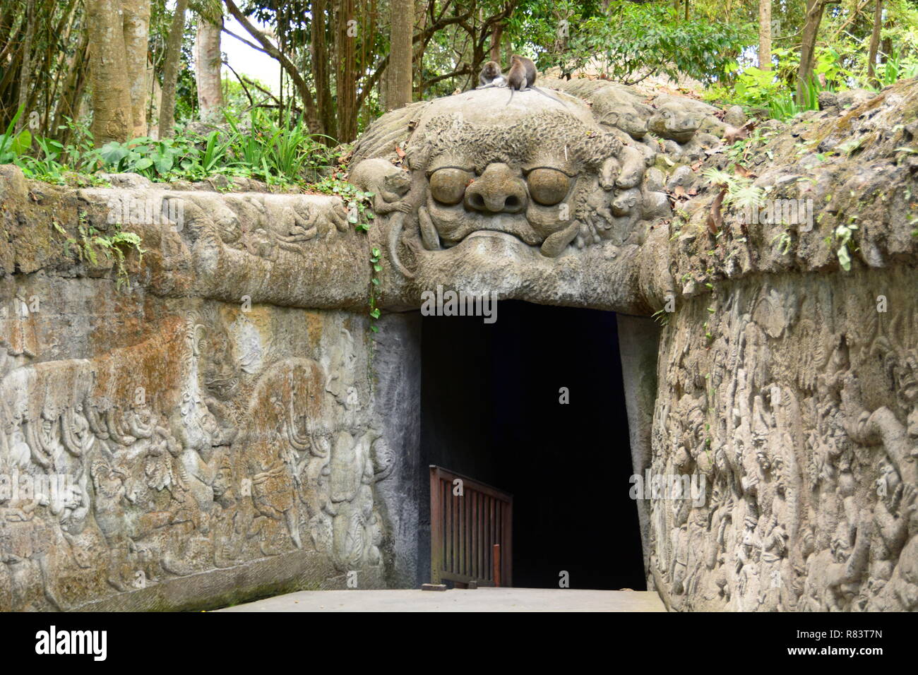 Entrance ubud monkey forest hi-res stock photography and images - Alamy