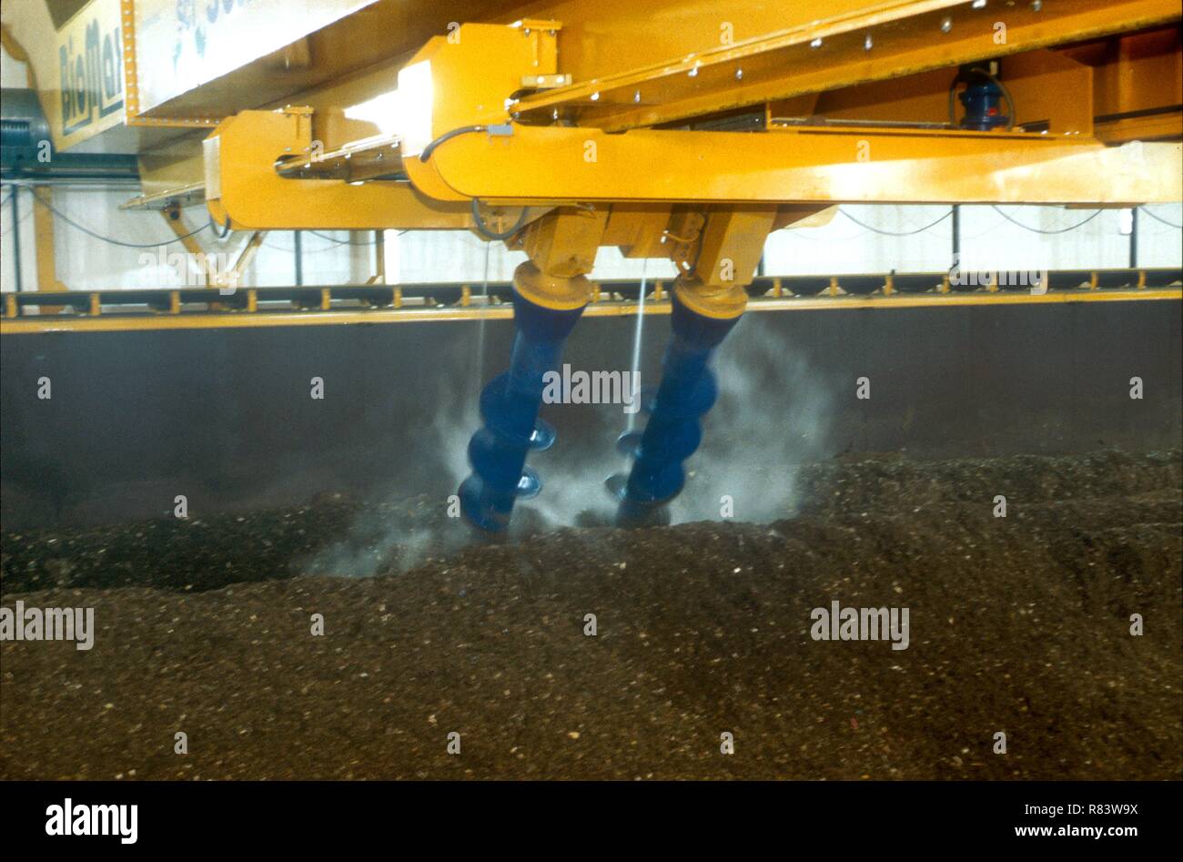 Milan (Italy), plant for digestion and recycle of the solid urban waste ...