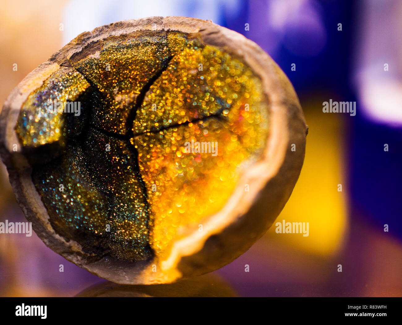 Rainbow Pyrite from Russia Stock Photo - Alamy