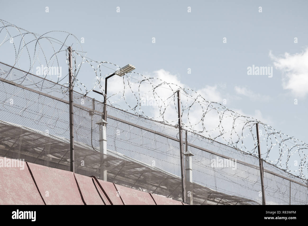 Prison fence hi-res stock photography and images - Alamy