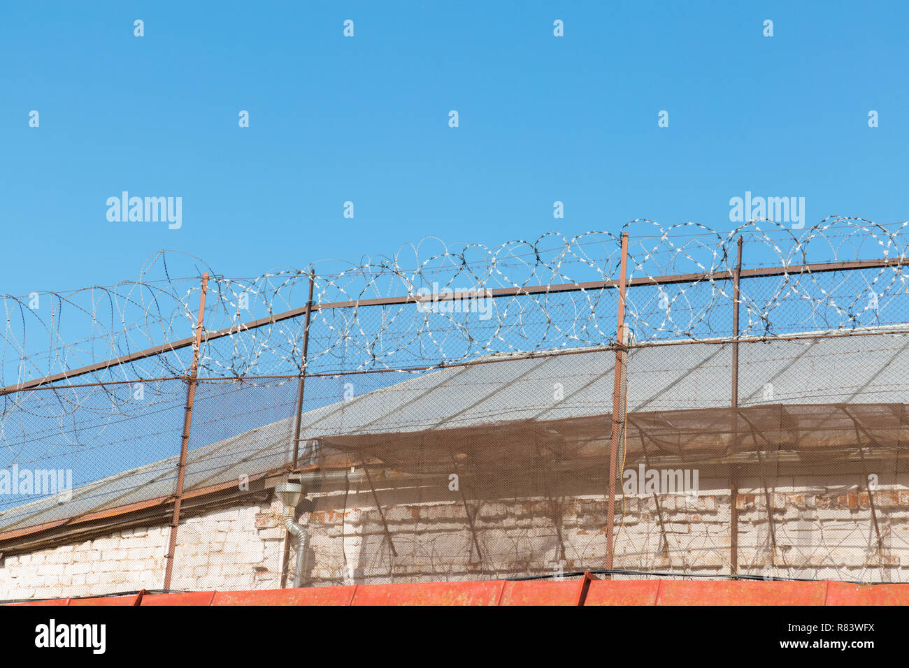 Prison fence hi-res stock photography and images - Alamy