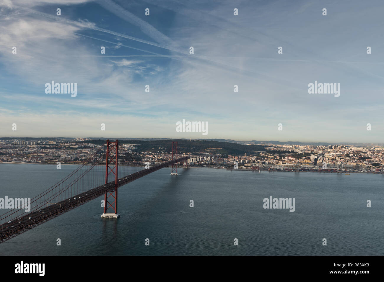 The famous 25th April Bridge in Lisbon, Portugal Stock Photo - Alamy