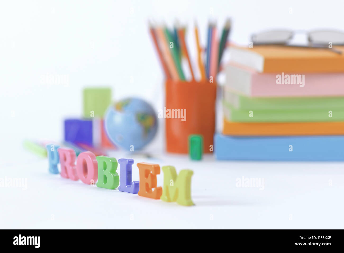 words problem on white background .photo with copy space Stock Photo ...
